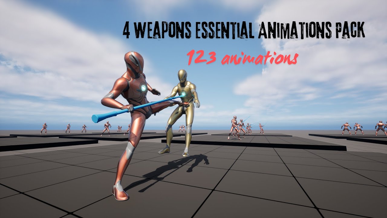 4 Weapons Essential Animations Showcase - YouTube