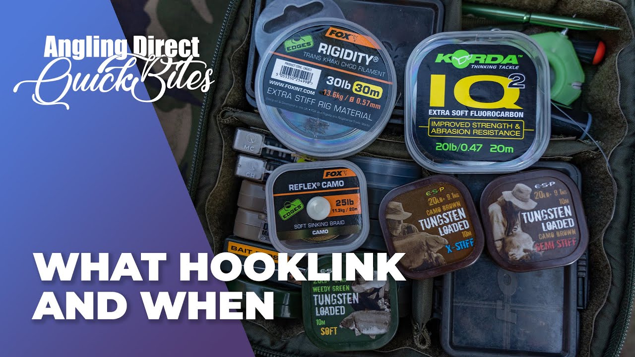 What Hooklink And When - Carp Fishing Quickbite - YouTube