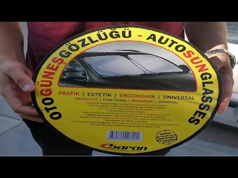 OTO GÜNEŞ GÖZLÜĞÜ KATLAMASI VE KULLANIMI