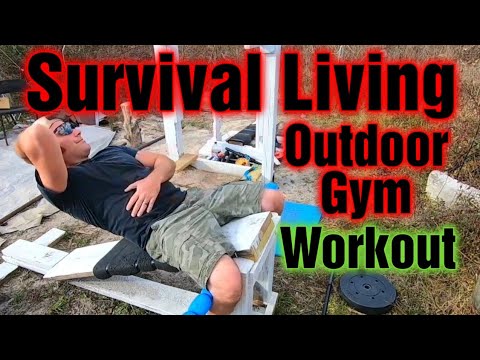 Survival Living SHTF Outdoor Gym Workout - YouTube