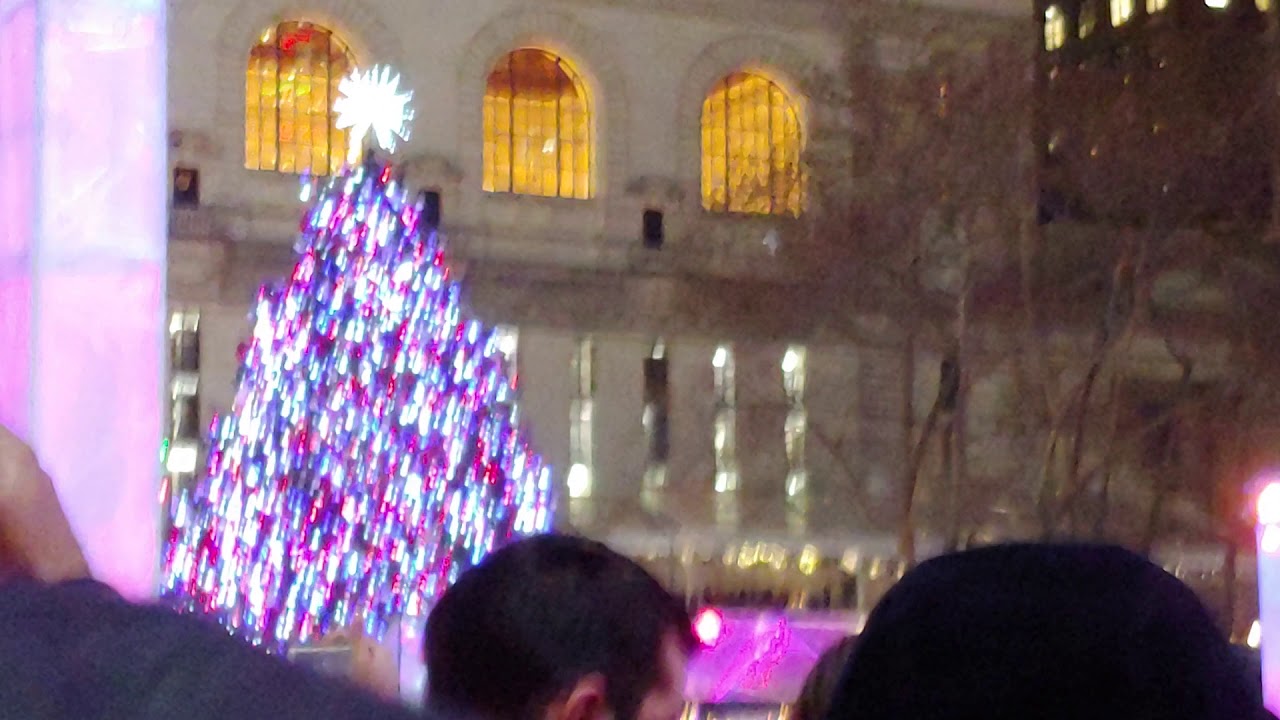 Bryant Park Tree Lighting 2019(4) - YouTube