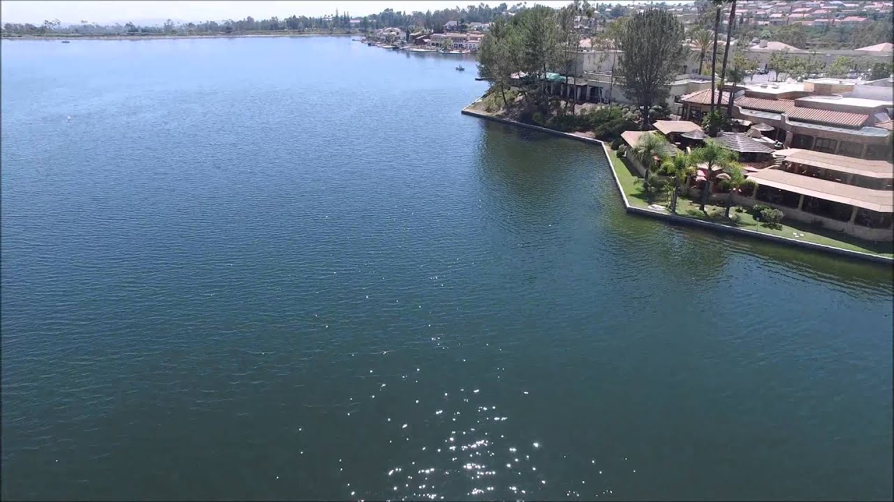 Aerial View of Mission Viejo Lake - YouTube