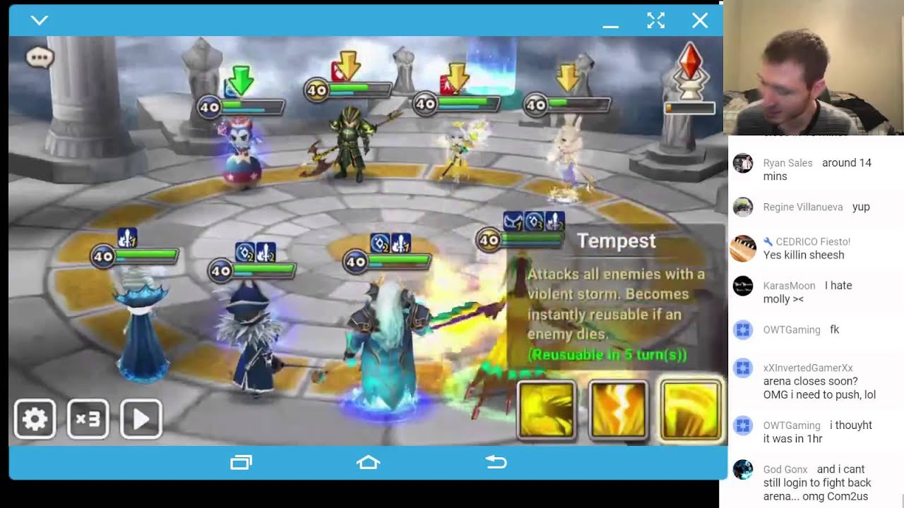 Summoners War Sun Stream P2: Top 20 finish, zero refills - YouTube