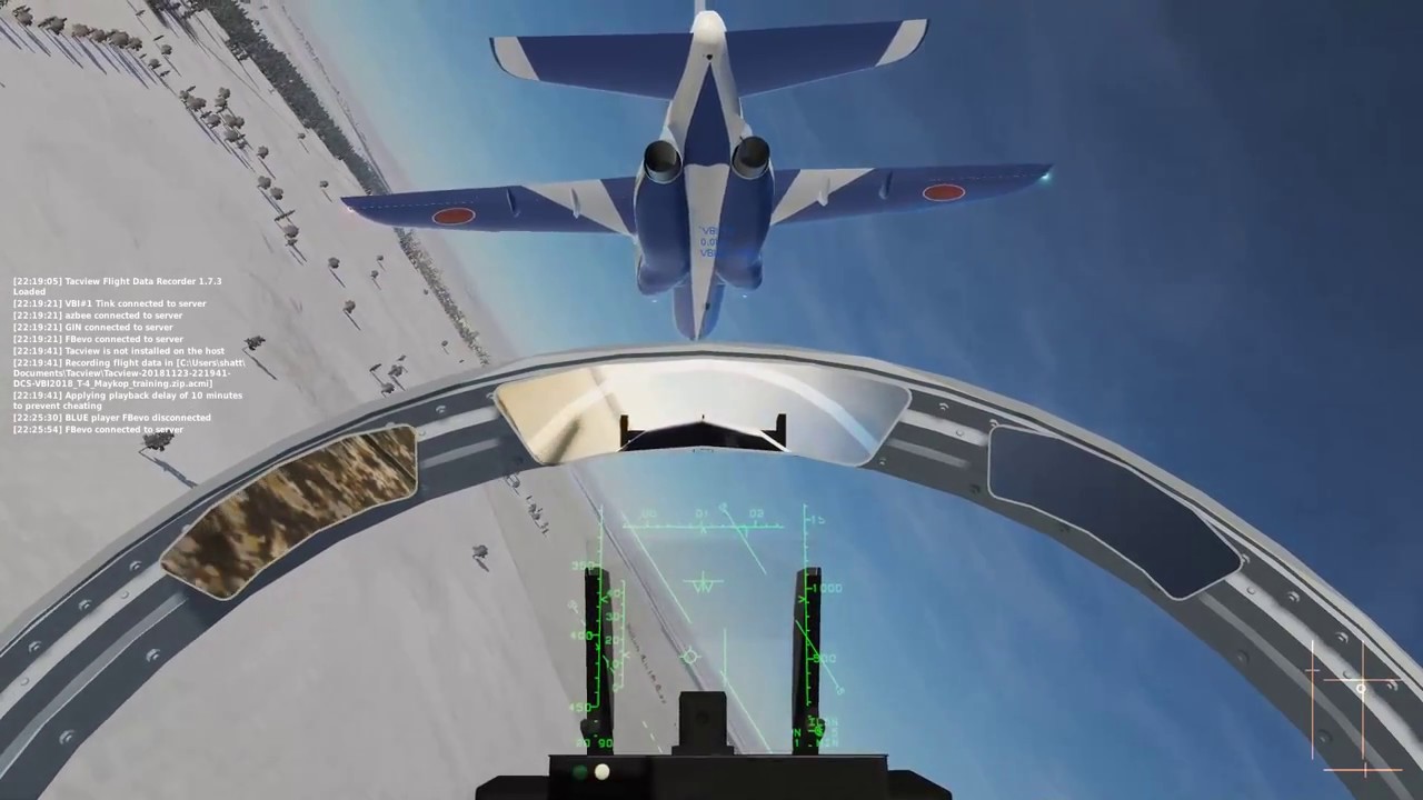 DCS World Virtual Blue Impulse #2 on board - YouTube