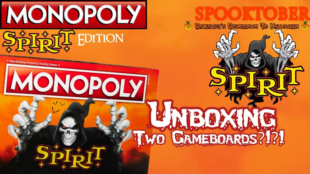 Monopoly: Spirit Halloween Edition - Unboxing | *TWO GAMEBOARDS ...
