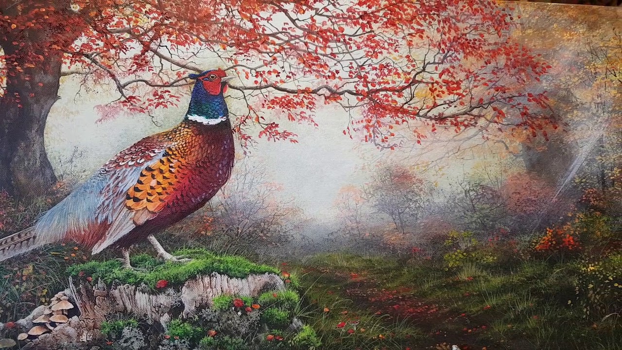 Finished Artwork...Pheasant - YouTube