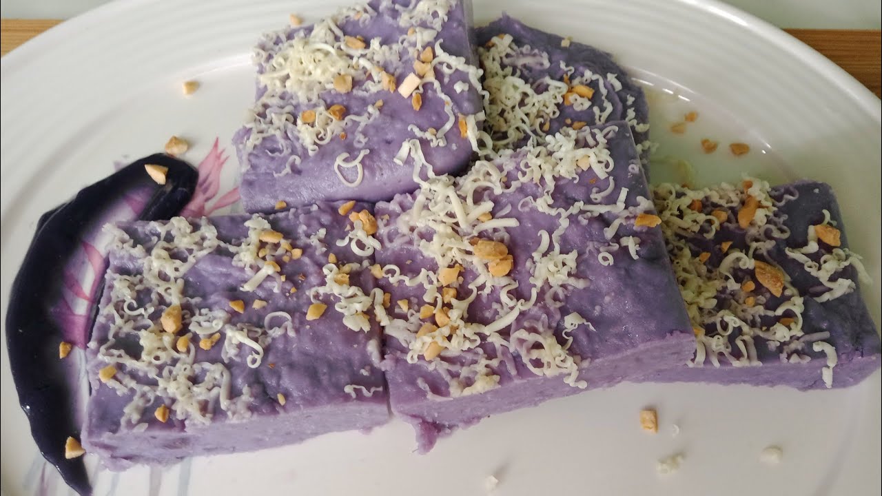 Ube Maja Blanca Recipe | Quick and Easy Recipe | Annjay Caspillo - YouTube