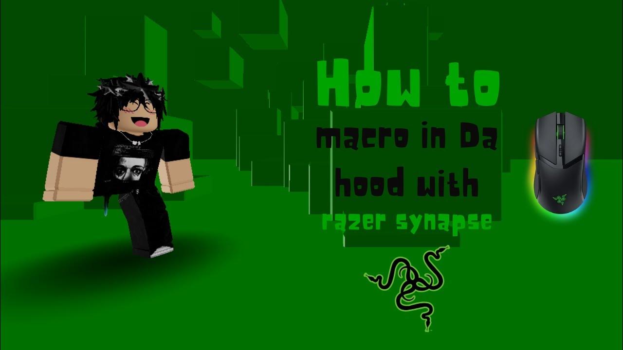How to macro with Razer device in 2024 Da hood. | VisionsDH - YouTube