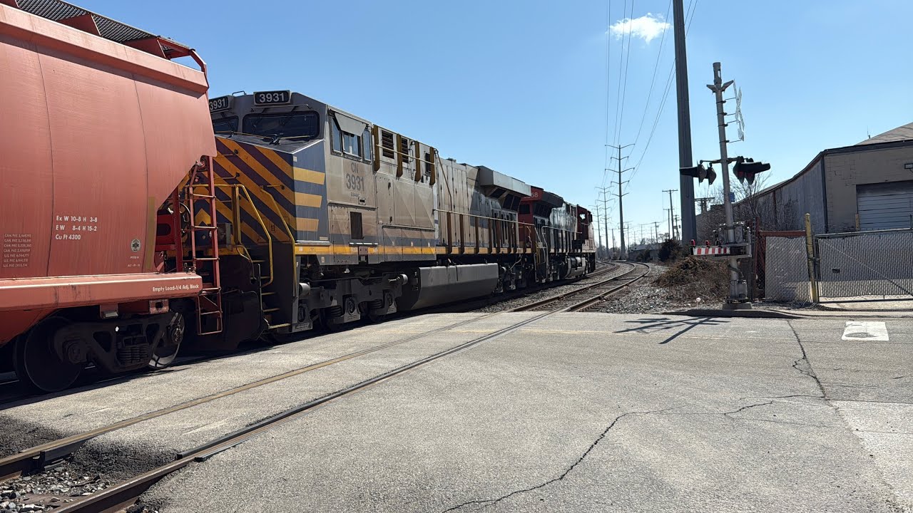 CN Ex-Citirail 3931 Trails 2nd On CN B790-41 In LaGrange, IL On March 8 ...