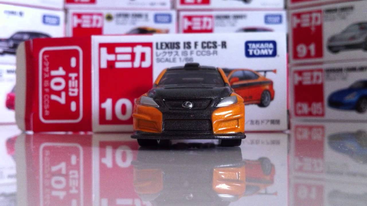 Unboxing tomica Lexus IS F CCS-R - YouTube