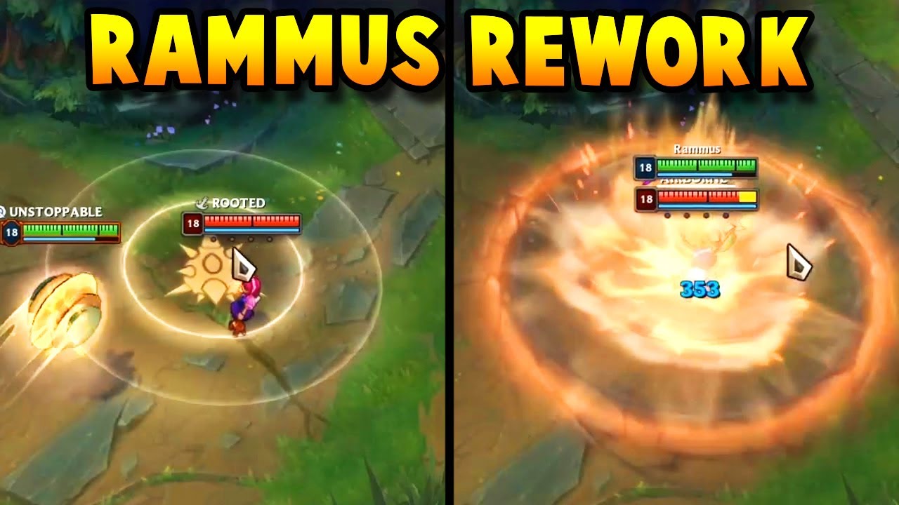RAMMUS REWORK IS COMING!! NEW JUMPING ULTIMATE AND TAHM KENCH UPDATE ...