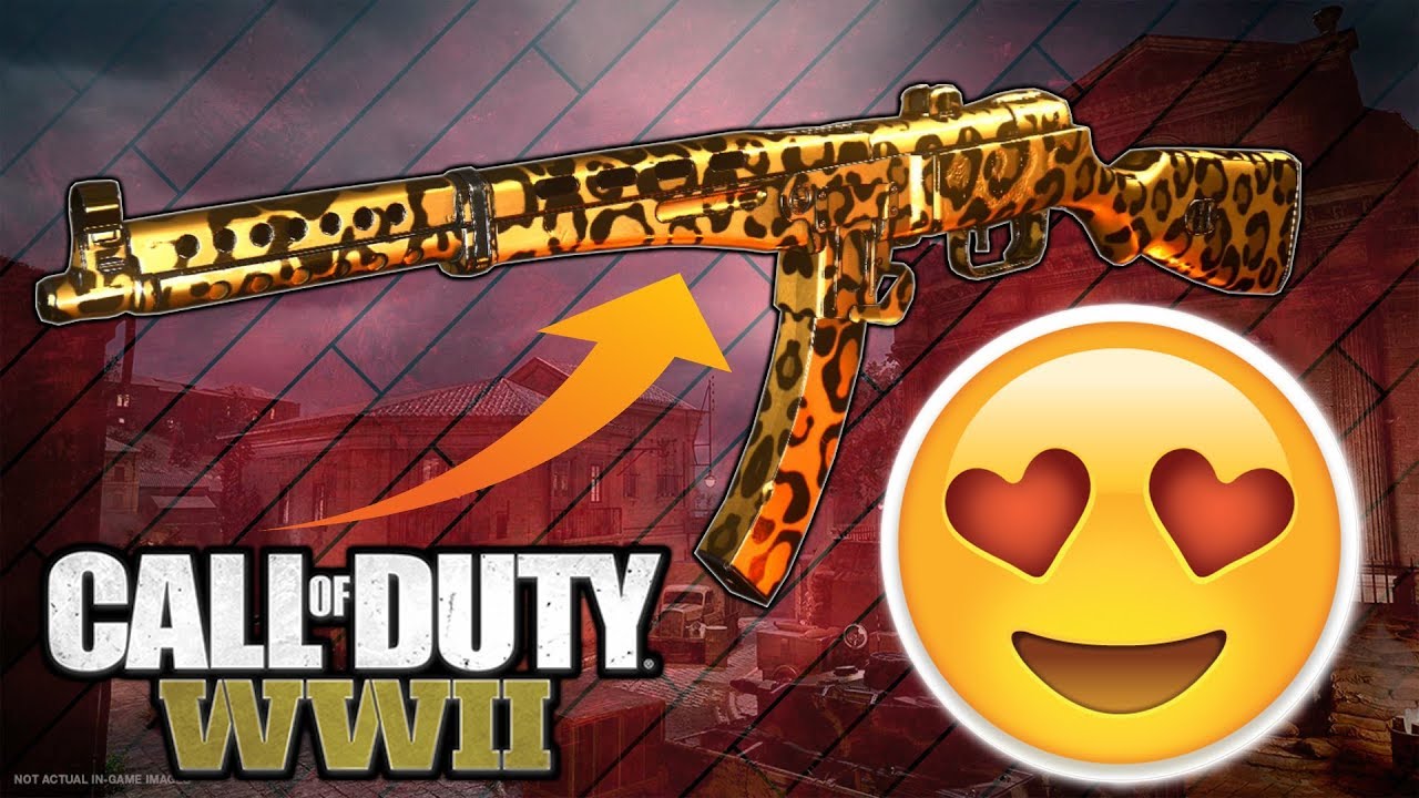 *NEW* FREE GOLD LEOPARD & GOLD CHEETAH CAMO in COD WW2 // THESE LOOK ...
