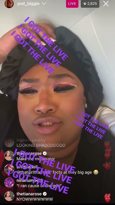 Live 🟣 BIGGIE GOES LIVE EXPLAINING WHY SHE WAS RUNNING FROM STUNNA GURL #baddiewest #zeus - YouTube