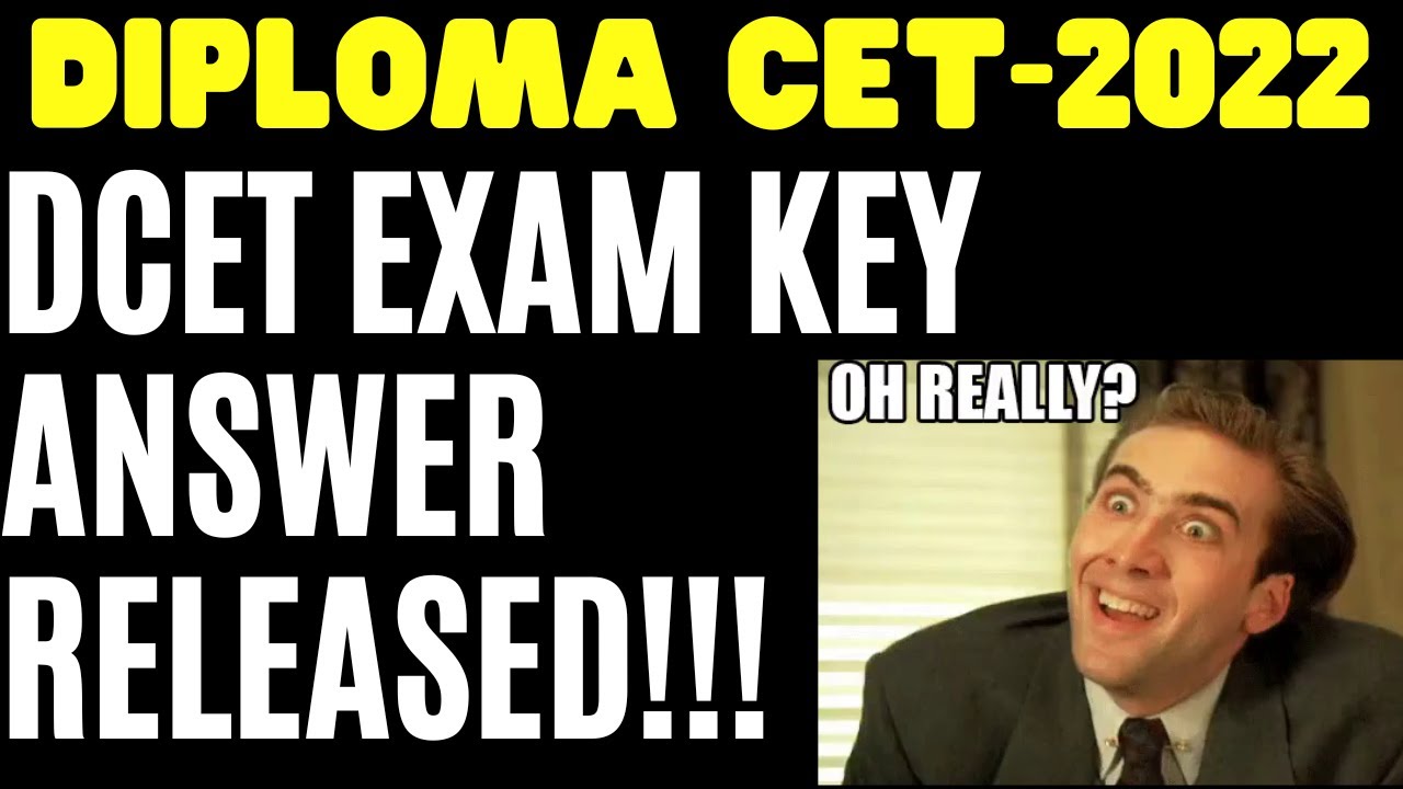 Diploma CET Key Answer Released DCET 2022 Exam Provisional Key Answer diploma-cet-key-answer-released-dcet-2022-exam-provisional-key-answer