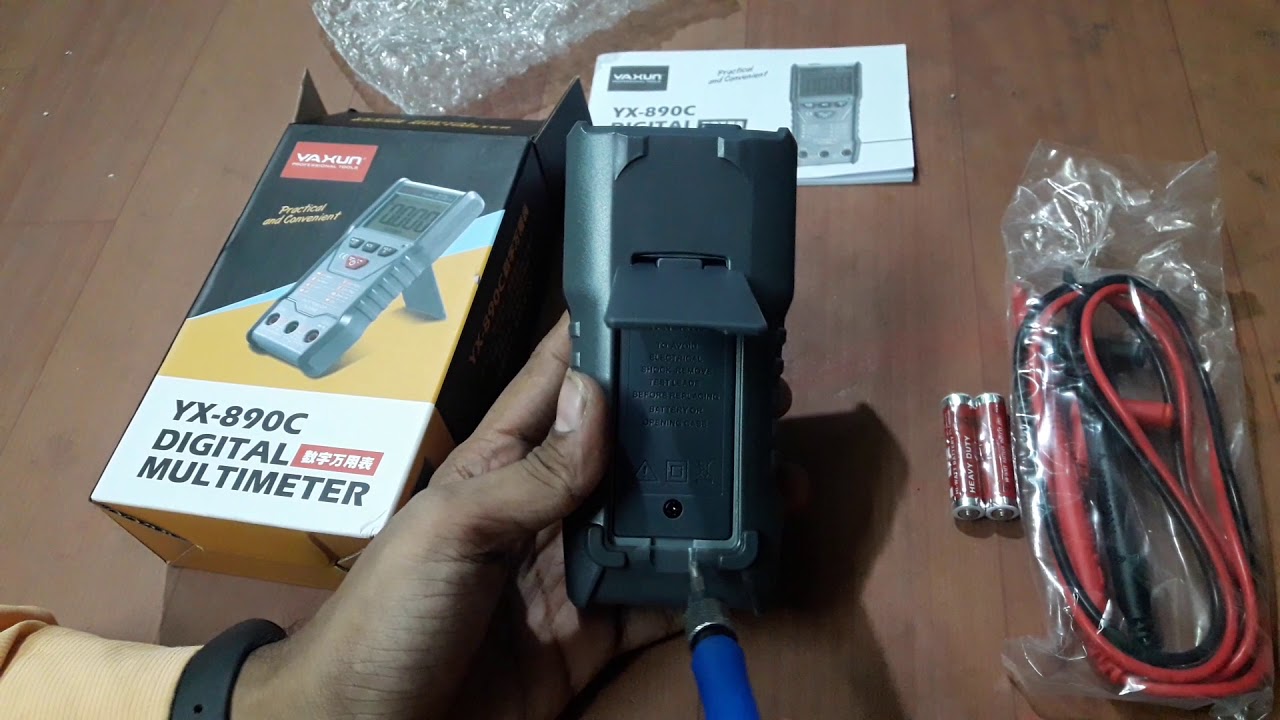 YAXUN YX-890C Automatic Digital Multimeter - YouTube