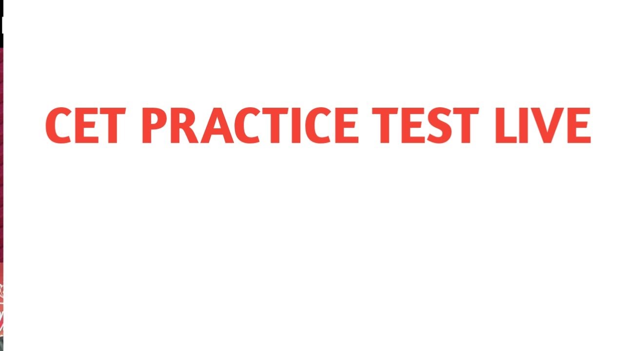 CET PRACTICE TEST LIVE 30 QUESTIONS || HSSC SPECIAL || CET TEST PAPER ...