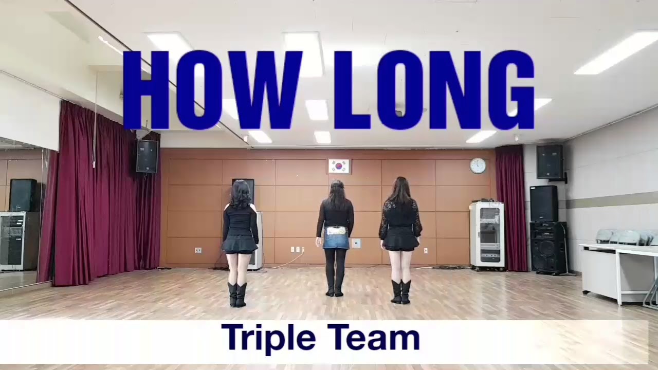 How Long Line Dance (by Miae Kim) DEMO & COUNT - YouTube