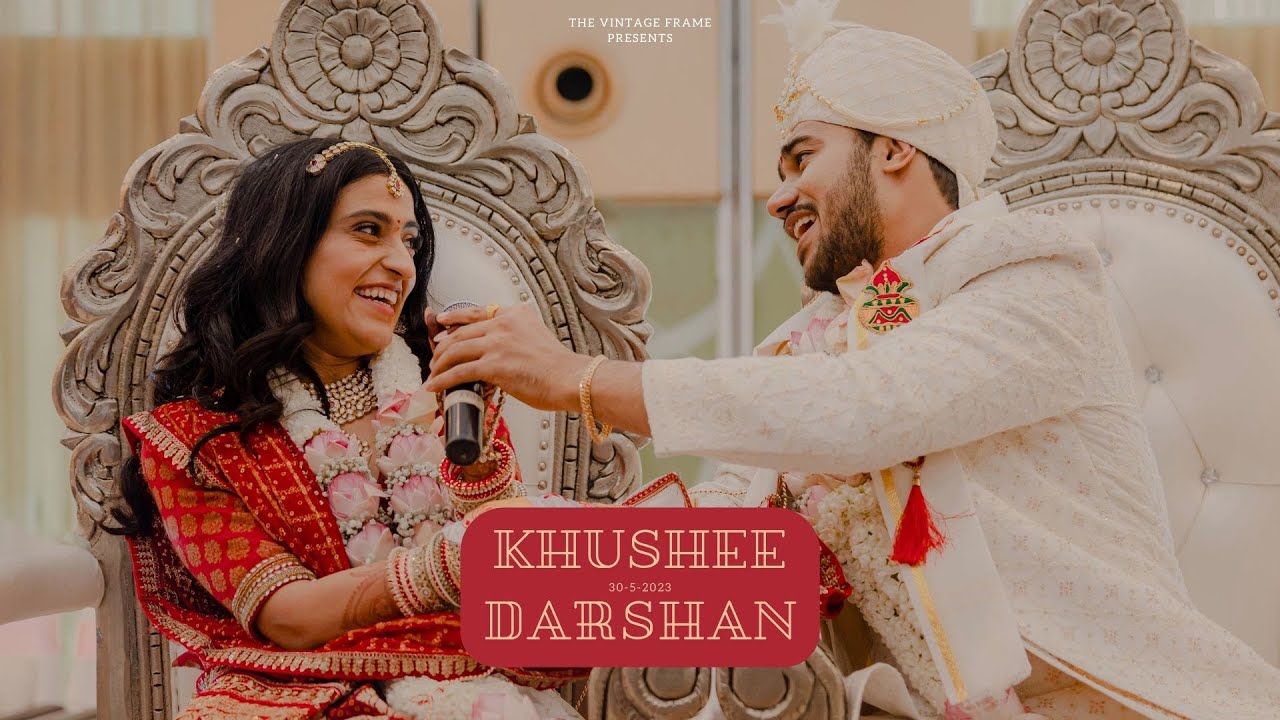 Khushee weds Darshan || Wedding Highlight || The Vintage Frame - YouTube