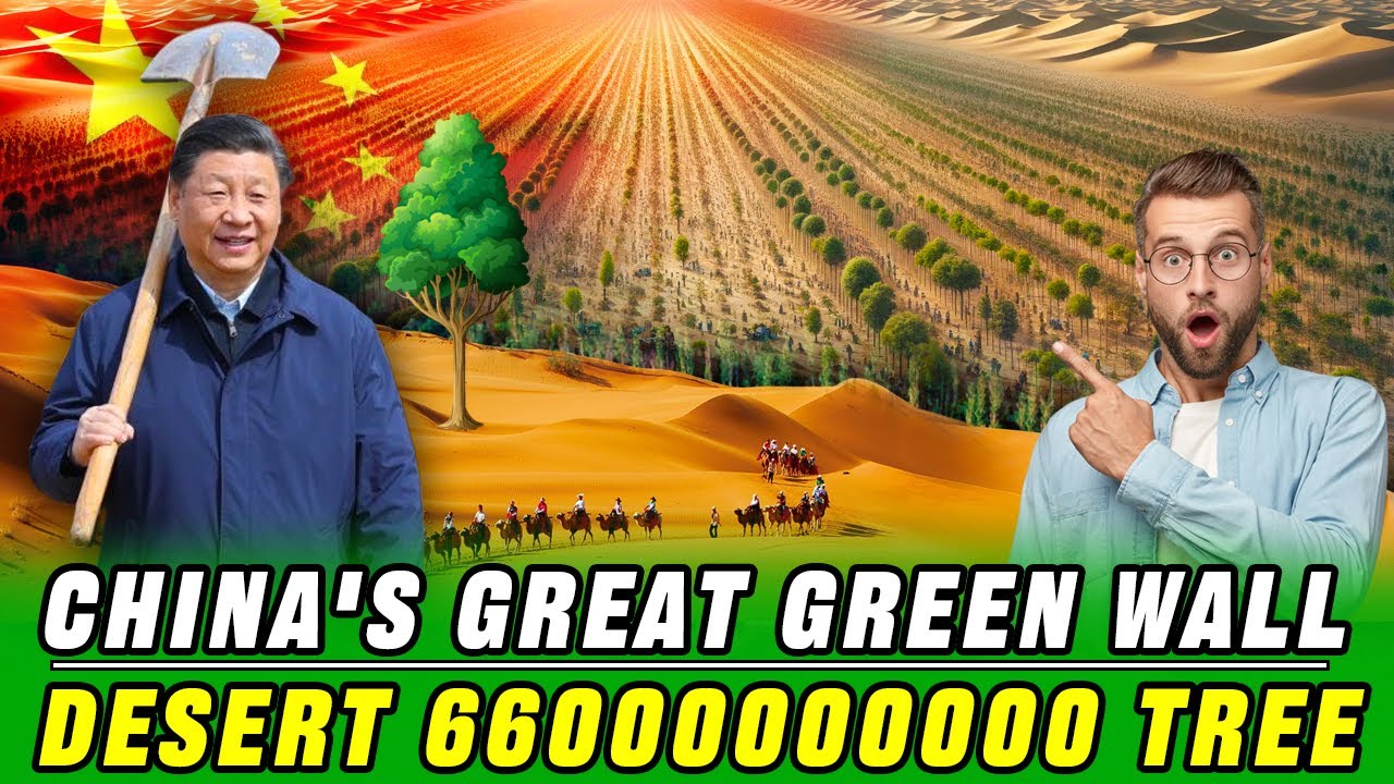 66 Billion Trees! China spent 40 years creating miracles in the desert ...