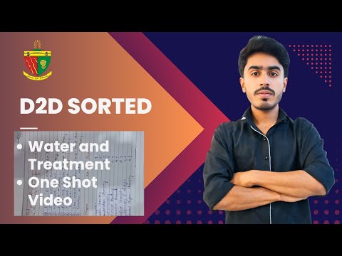 D2D(LE) CHEMISTRY WATER & TREATMENT ONE SHOT VIDEO | JCECE D2D 2025 | # ...