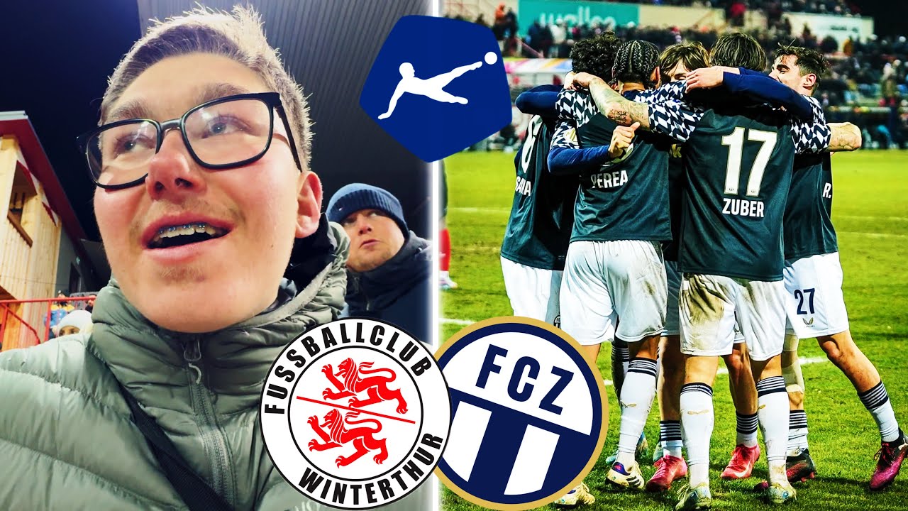 FC Winterthur vs. FC Zürich - Stadionvlog | STEVEN ZUBER MIT ERSTEM TOR ...