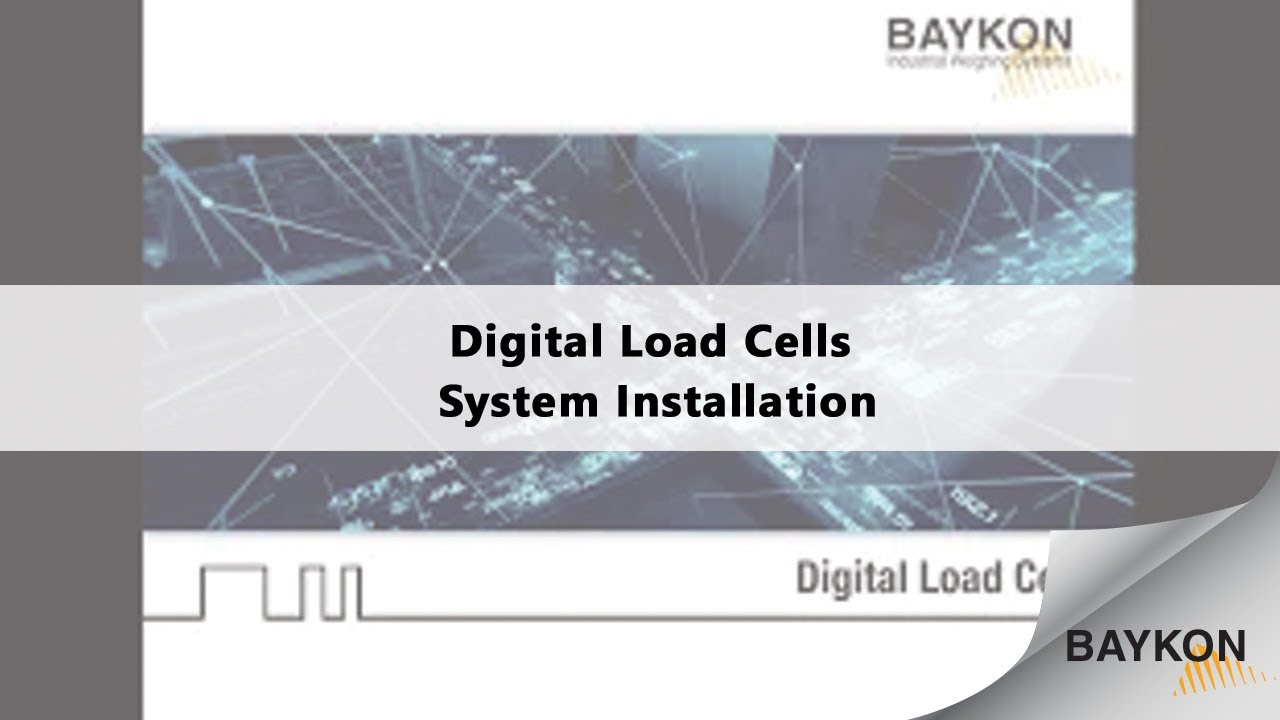 Baykon Digital Load Cells | General Presentation - YouTube
