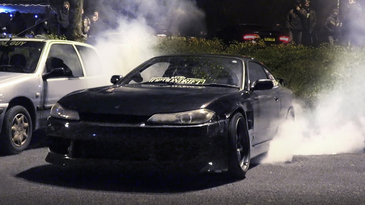Modified Cars Leaving a Car Meet - November 2019 - YouTube