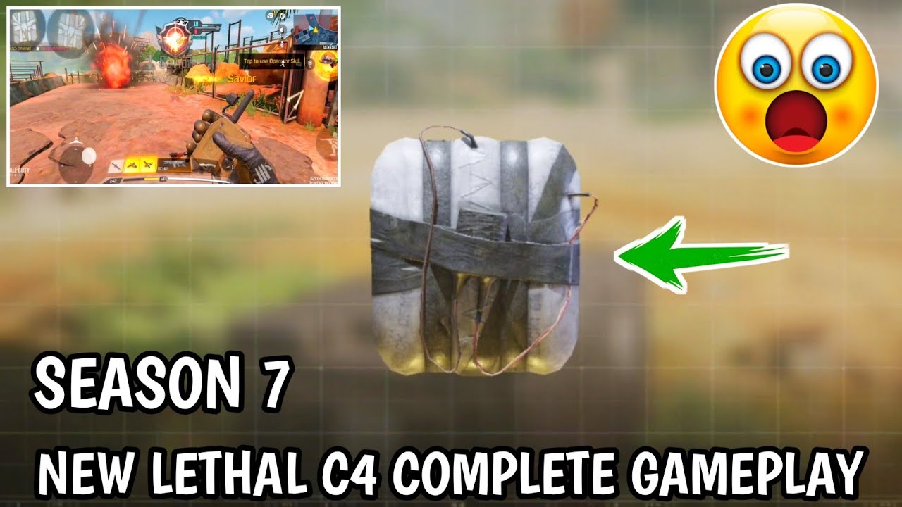 NEW LETHAL C4 COMPLETE GAMEPLAY IN CODM 2022 | SEASON 7 NEW C4 GAMEPLAY ...