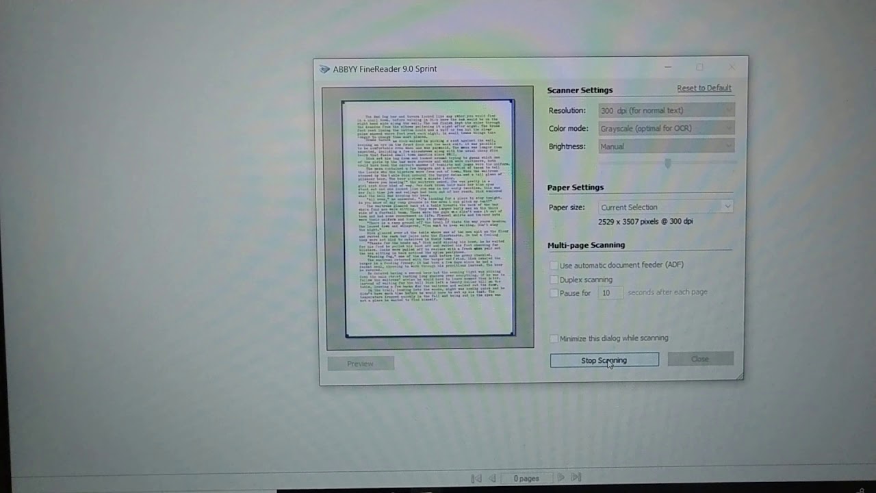 Transferring typewritten pages to Microsoft Word - YouTube