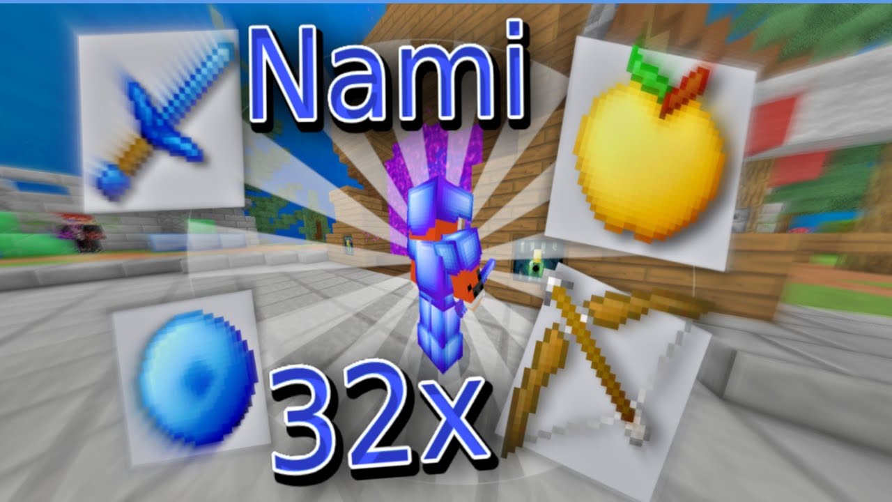 NAMI [32x] Pack For BEDWARS ( MCPE Texture Packs, HUGE FPS Boost ...