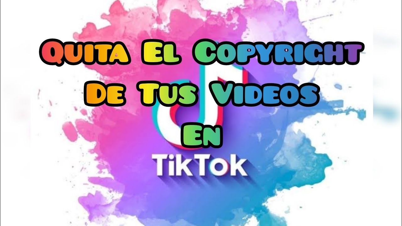 Como quitar el copyright de tu vídeo en tik tok 2024 - YouTube