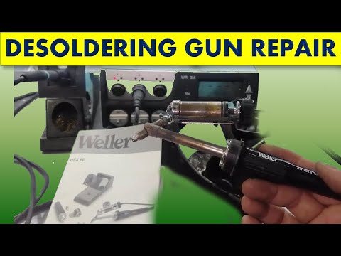 #185 How to repair WELLER DSX80 desoldering gun welller wr3m rework ...