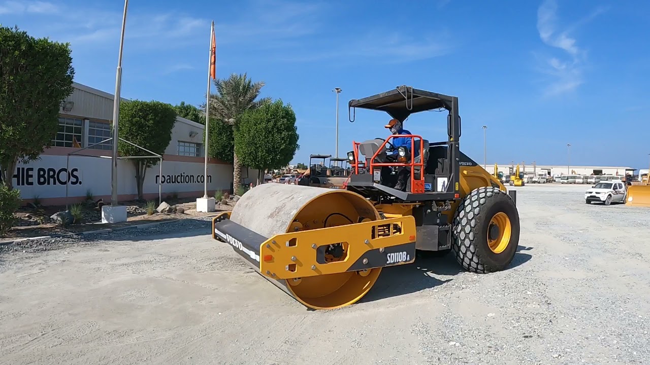 2021 Volvo SD110BA Vibratory Roller UNUSED - Dubai, UAE Auction | 14 ...