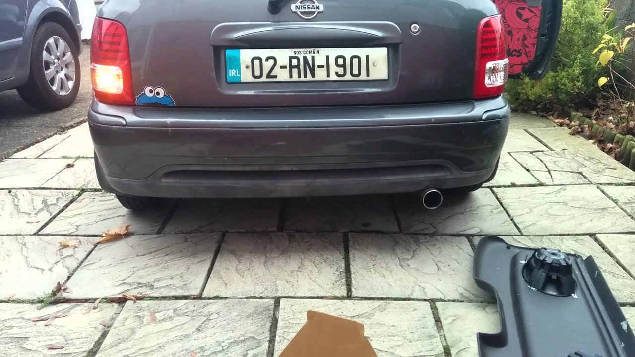 K11 Micra rear LED light - YouTube