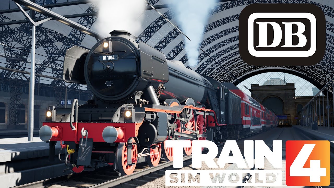 Train Sim World 4 - 01 1104 im Freien Spiel - YouTube