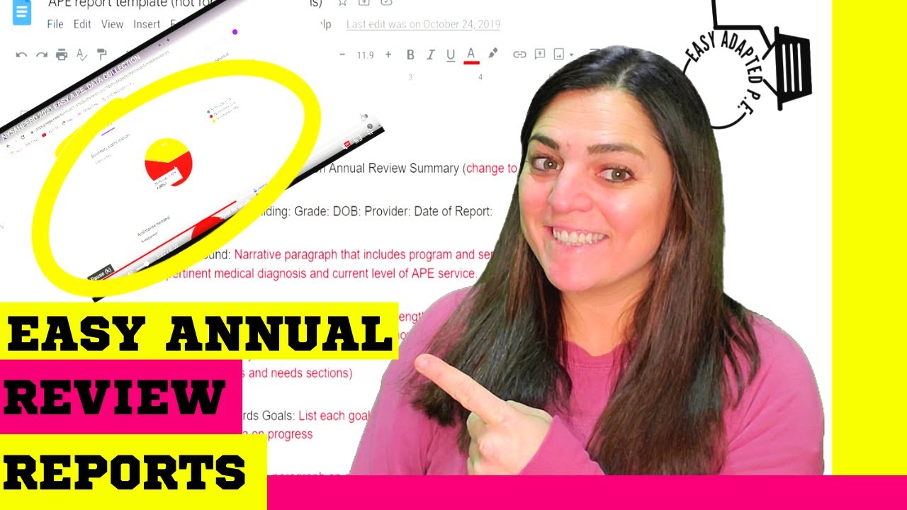 How to write an Adapted Physical Education Annual Review Report - YouTube