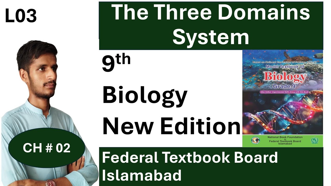 The Three Domains System || CH # 02 || Biodiversity || Grade 9 ...