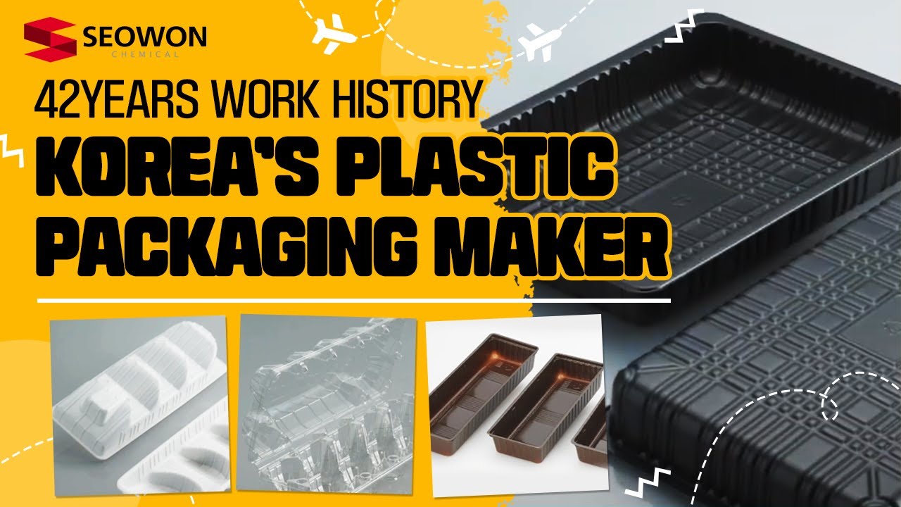 Korea's Plastic packaging tray maker, 42 years experience, Food trays ...
