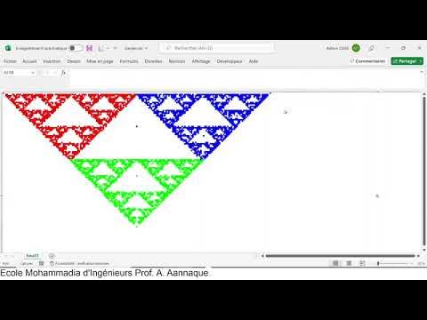Triangle de Sierpinski sur Excel - YouTube
