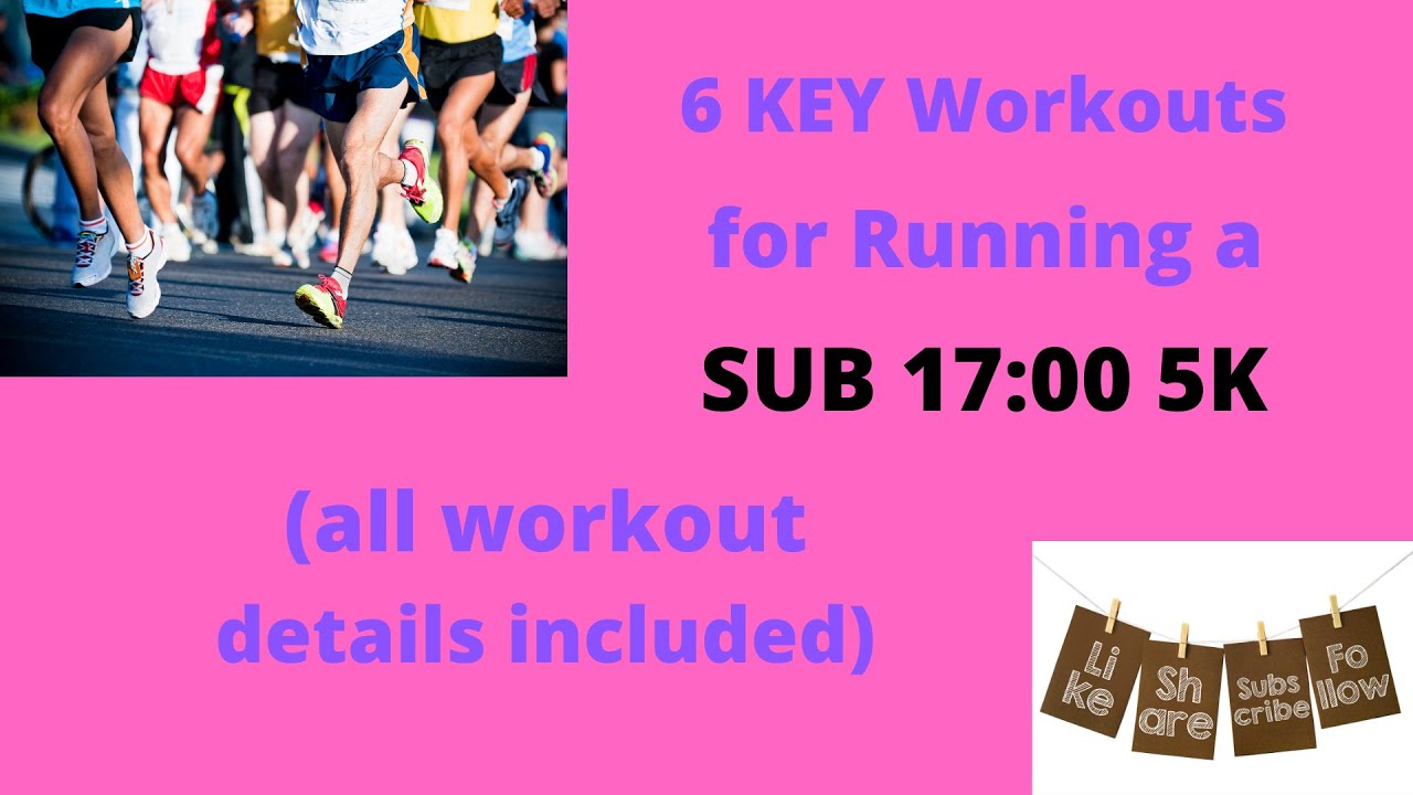 How to run a Faster 5k (SUB 17:00) || 6 KEY Workouts #5krun #5ktraining ...