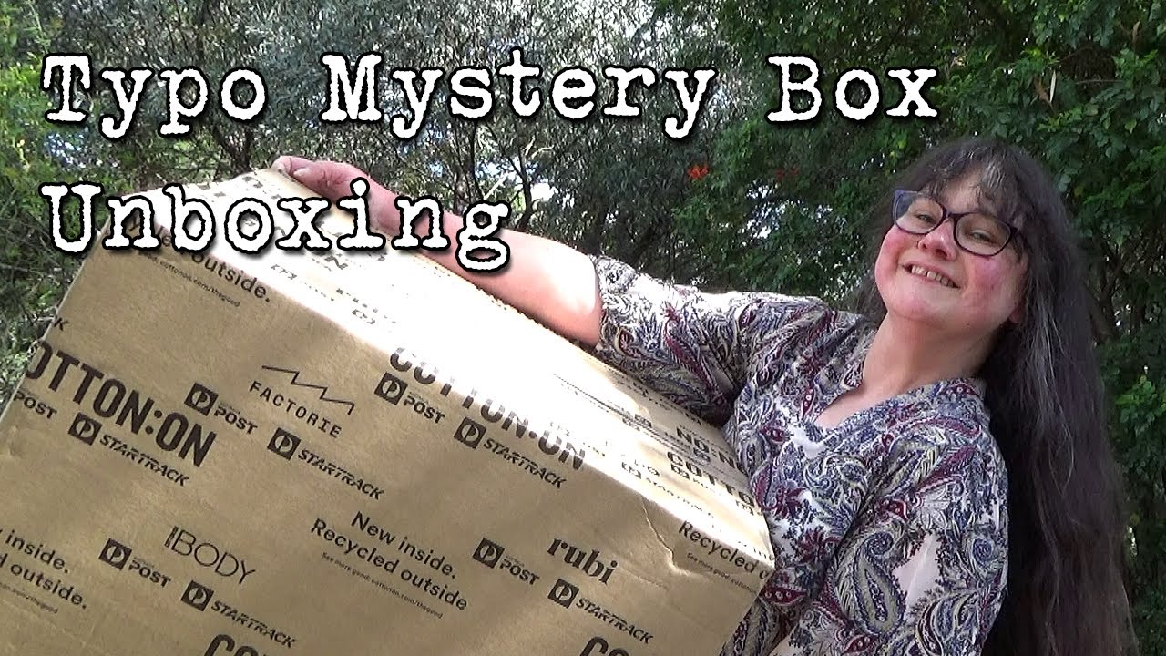 Typo Mystery Box Unboxing - Digi Detox and Staying In Boxes - YouTube