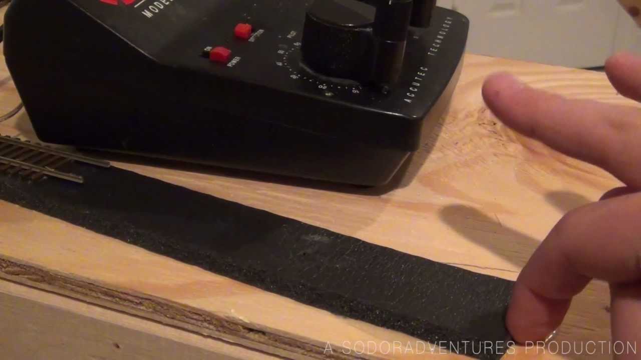 How to Lay HO Scale Roadbed (SA LB Tutorial) - YouTube
