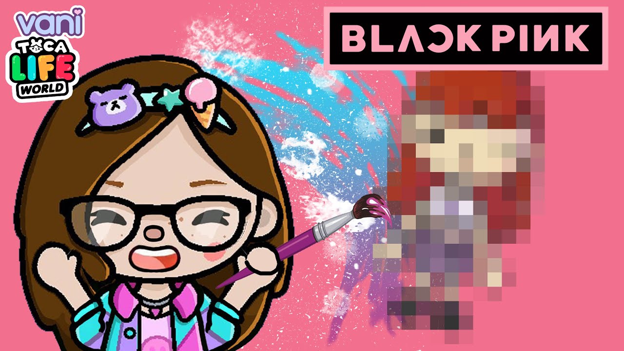 DISEÑAMOS A LISA DE BLACKPINK EN TOCA LIFE WORLD CON PAINT TOOL SAI ...