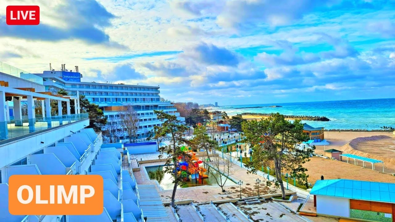 🔴 STATIUNEA OLIMP RENASTE! PLAJA, CAZARI, RESTAURANTE! Hotel Panoramic ...