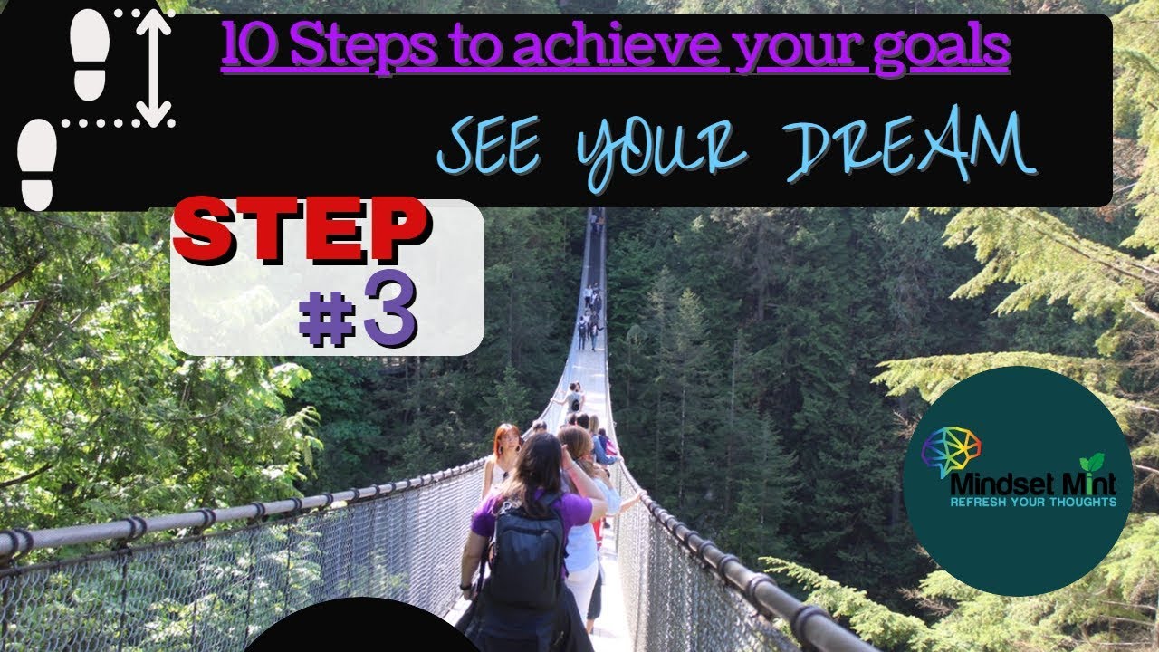 How to Achieve your goals and dreams/Step # 3: See your Dream - YouTube