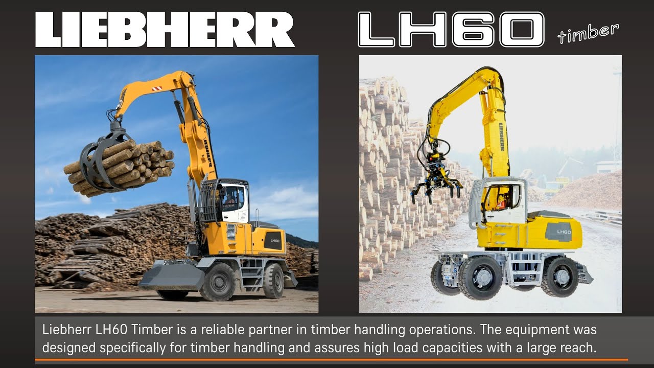 Lego Liebherr LH60 Timber (2017) - YouTube