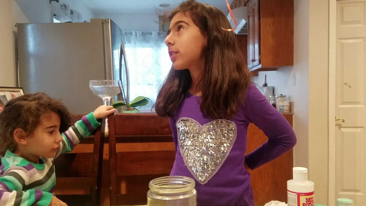 Stephanie is making LOL surprise doll slime - YouTube