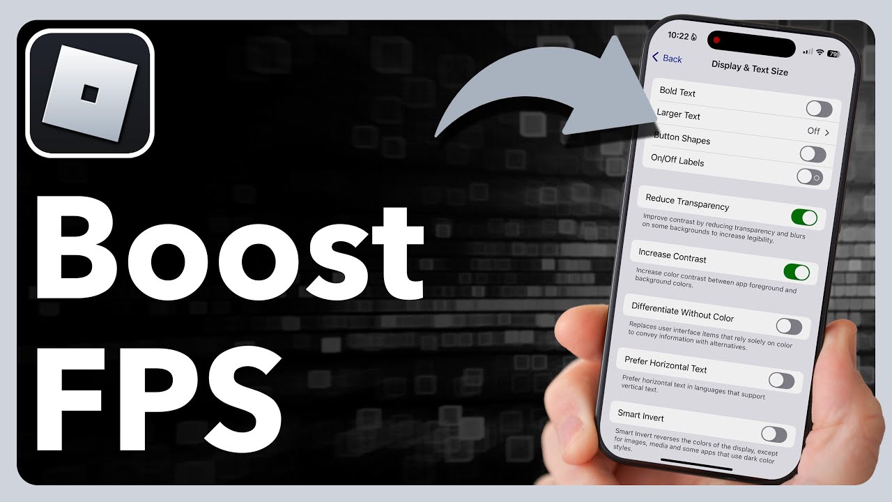 How To Boost FPS In Roblox On iOS - YouTube