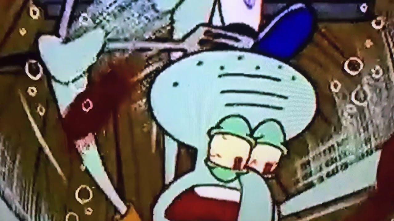 Spongebob clips: Employees of the month Krusty krab destroyed - YouTube