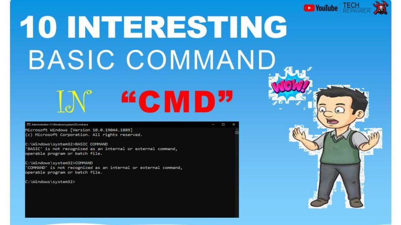 Useful 10 Important CMD DOS Command used in IT JOB [command prompt ...